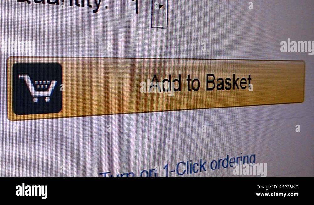 Online shopping. Add to basket Stock Video Footage - Alamy
