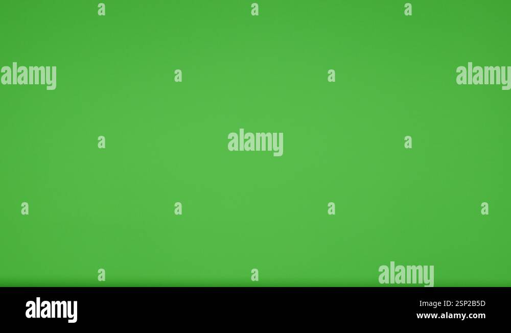 Changing channels with remote control on green screen chroma background ...