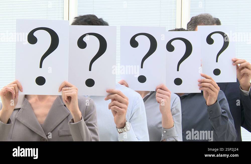 Businessman pulling question marks Stock Videos & Footage - HD and 4K ...