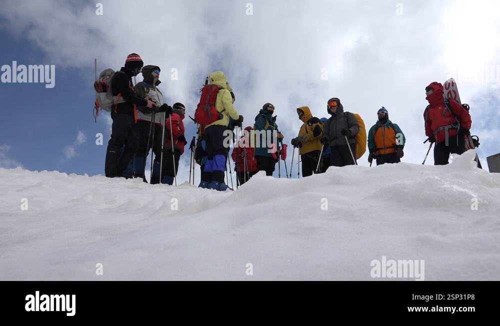 The height of 4000 meters acclimatization fourth day. Elbrus. Eco ...