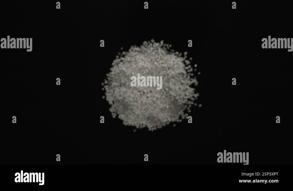 4K 30fps, White particles fly after being exploded, Slow Motion Stock ...