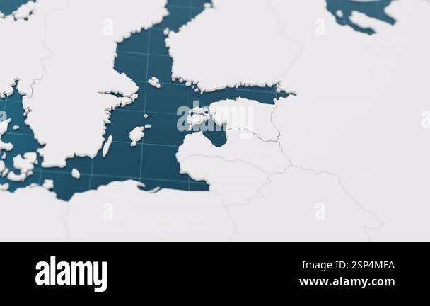 Highlight with blue of Estonia 3d map with pointer pin surrounded with ...