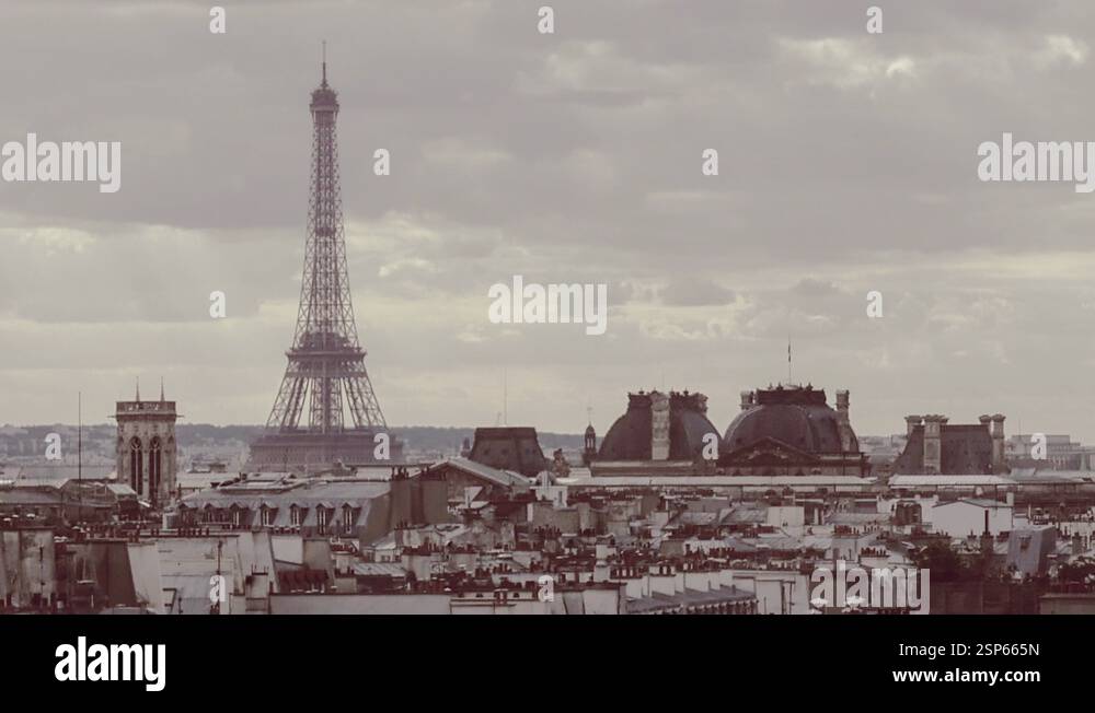 Eiffel tower retro paris Stock Videos & Footage - HD and 4K Video Clips ...