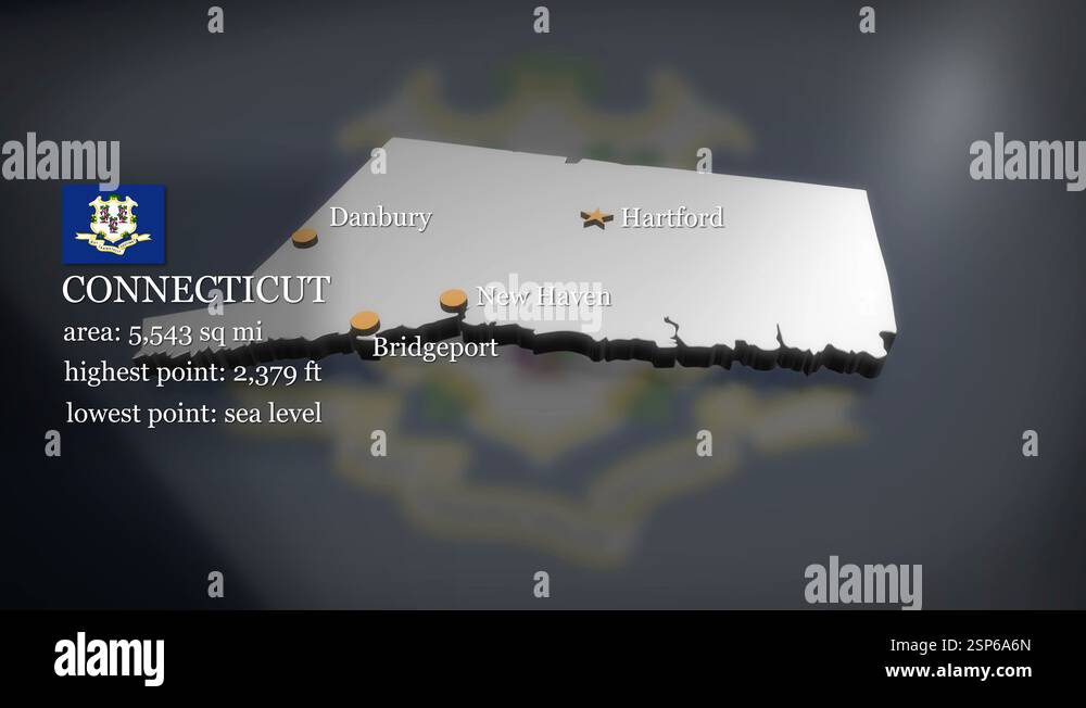Connecticut map geography Stock Videos & Footage - HD and 4K Video ...