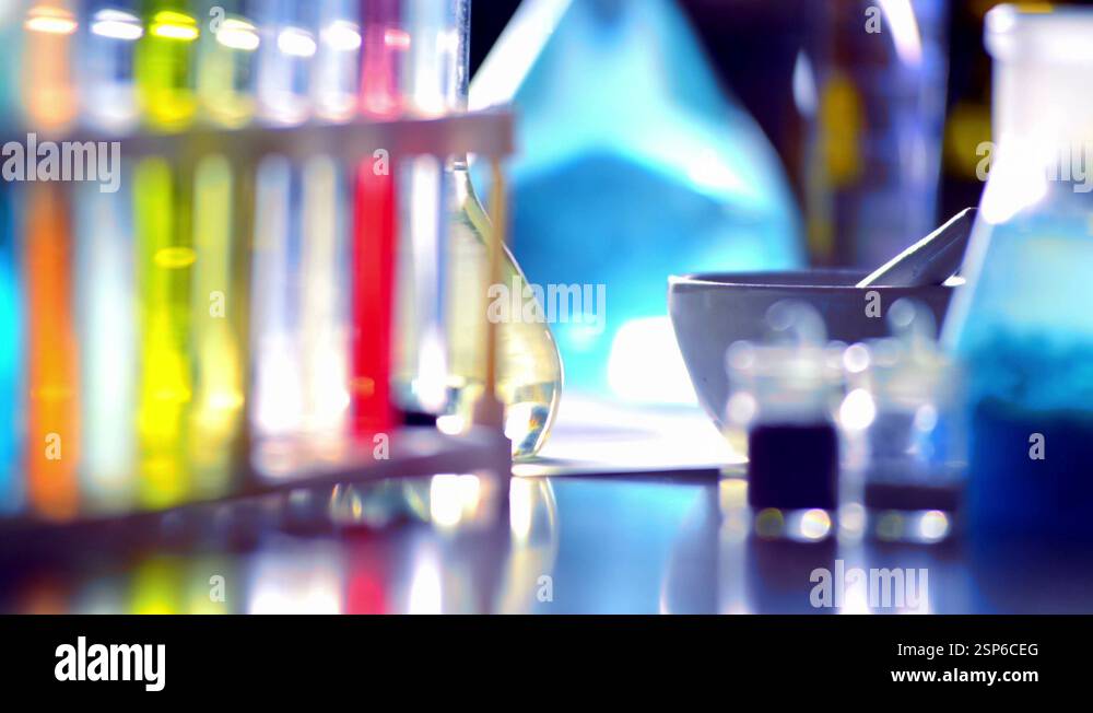 Flasks blue reagent test tubes Stock Videos & Footage - HD and 4K Video ...