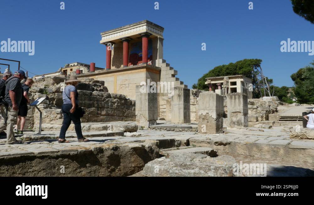 Ancient minoan ruins crete greece Stock Videos & Footage - HD and 4K ...