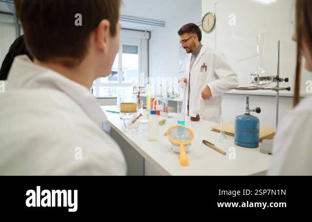 Engaging in a science lesson Stock Videos & Footage - HD and 4K Video ...