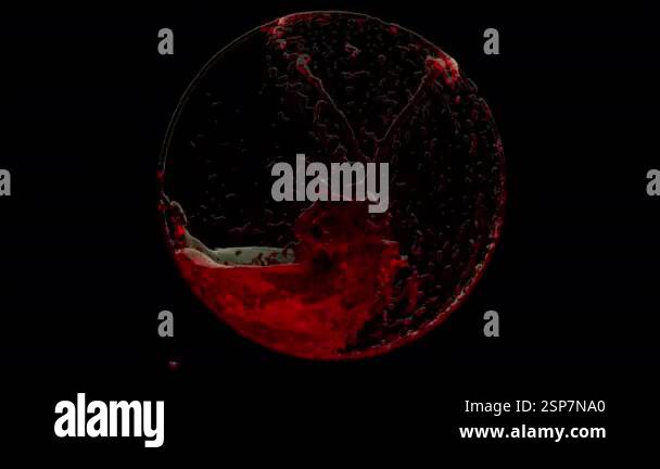 Various water shapes moving and flowing, splashes and movement of ...