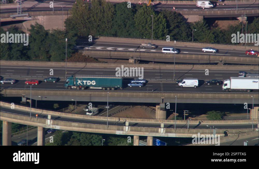Spaghetti Junction Stock Video Footage - Alamy