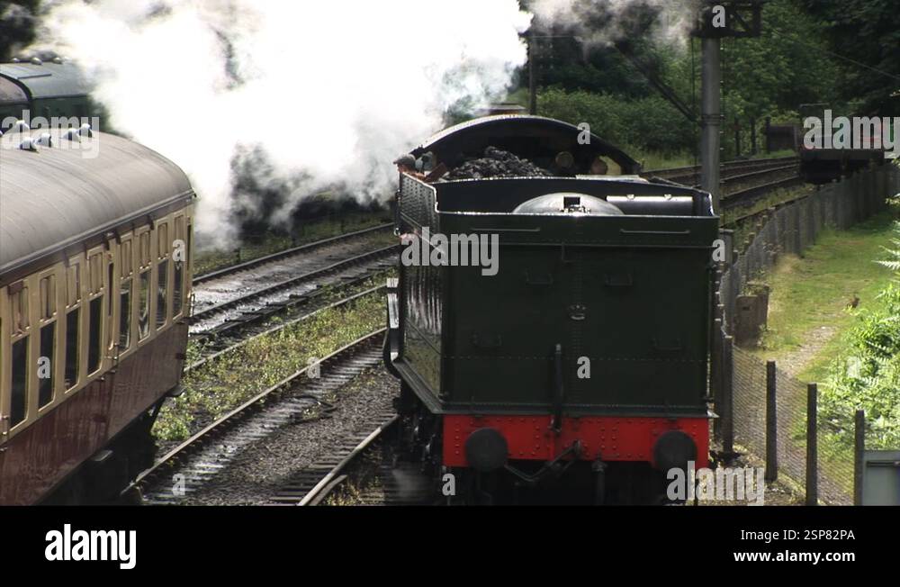 Vintage steam train leaving station Stock Videos & Footage - HD and 4K ...