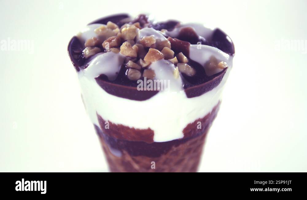 4K: Ice cream melting , time lapse Stock Video Footage - Alamy