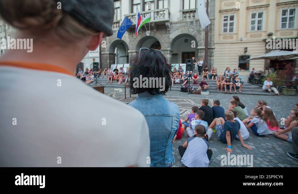 Children in town hall Stock Videos & Footage - HD and 4K Video Clips ...