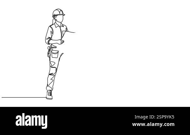 Civil engineer holding construction Stock Videos & Footage - HD and 4K ...