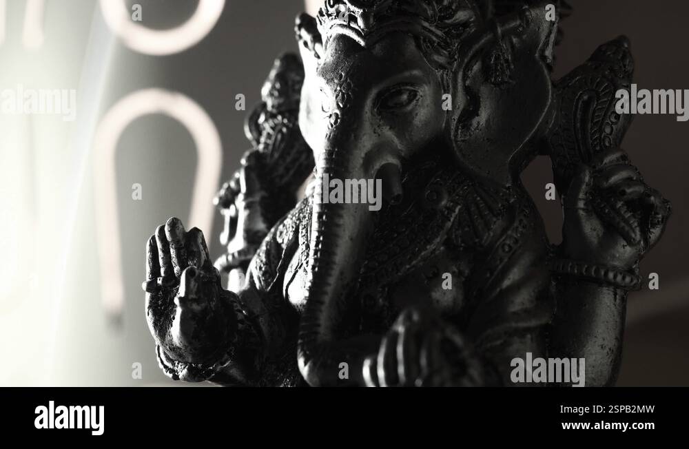 Lord Ganesha as a symbol of Hinduism, the God of wisdom and prosperity ...