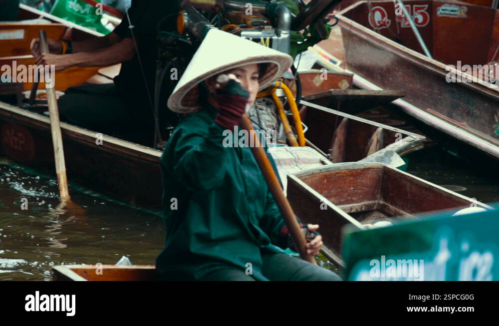 Straw hat boat woman asia Stock Videos & Footage - HD and 4K Video ...