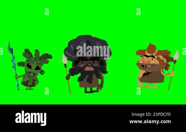 Character characters animals animal Stock Videos & Footage - HD and 4K ...