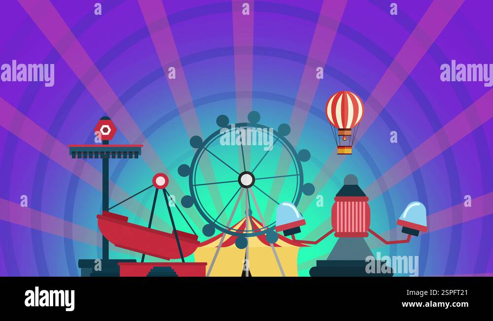 Attraction cartoon Stock Videos & Footage - HD and 4K Video Clips - Alamy