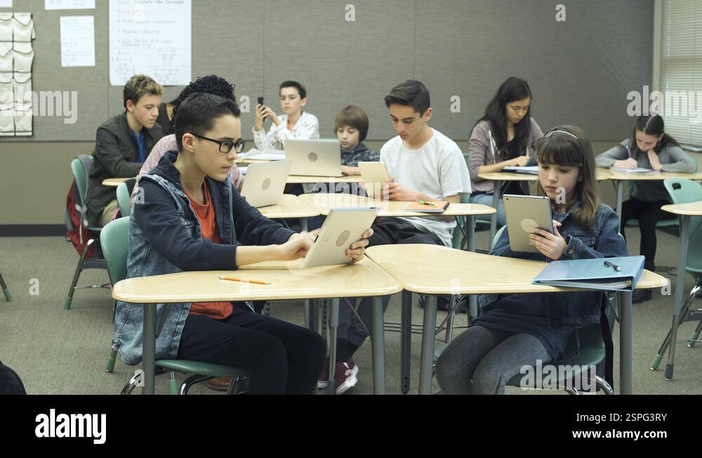 Students tablets classroom Stock Videos & Footage - HD and 4K Video ...