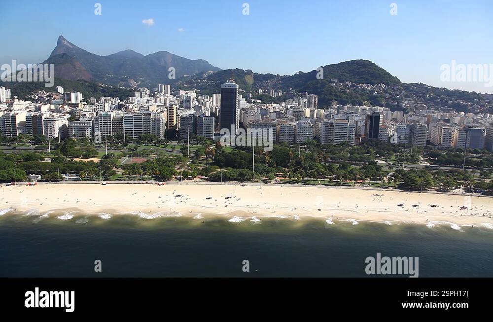 Aerial Rio de Janeiro Brazil beaches flight FULL HD 1080P Stock Video ...