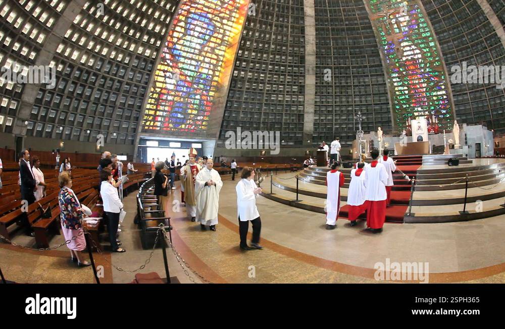 Mass at Cathedral St. Sebastian Rio de Janeiro Brazil FULL HD 1080P ...