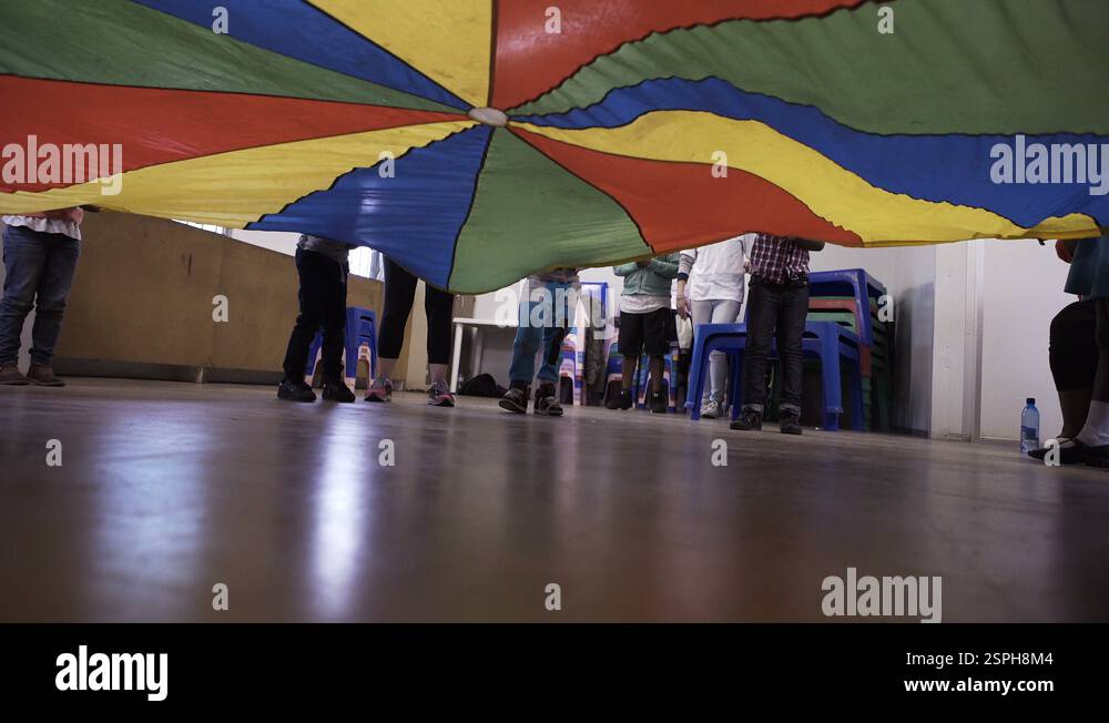 South African children taking part in fun activities at community ...