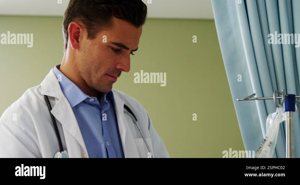 Doctor examining iv drip Stock Videos & Footage - HD and 4K Video Clips ...