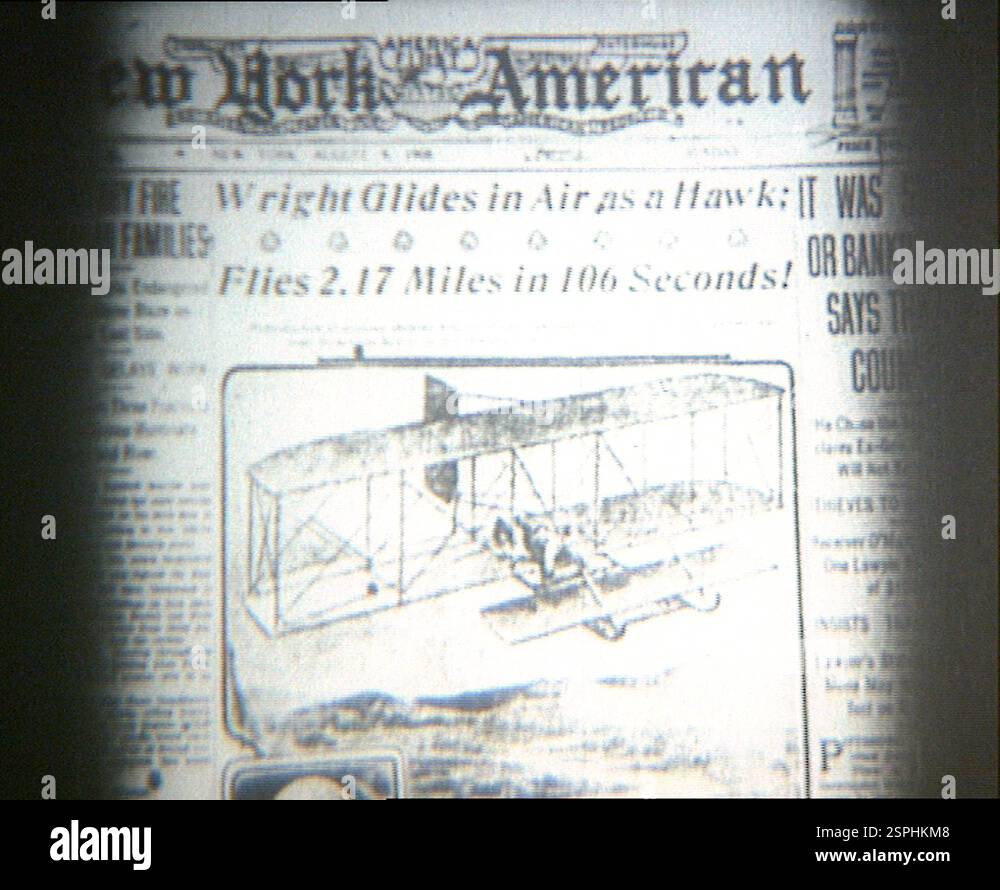 1903 KITTY HAWK NORTH CAROLINA: WRIGHT BROTHERS FLIGHT: Flyer flys away ...