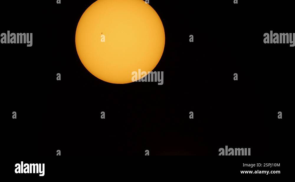 Atlanta Sun Time Lapse Shot with a Solar Filter Stock Video Footage - Alamy