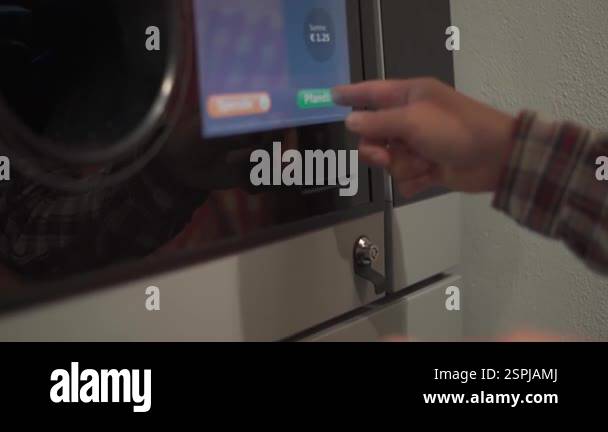 Man returns plastic bottles at reverse vending machine in German ...
