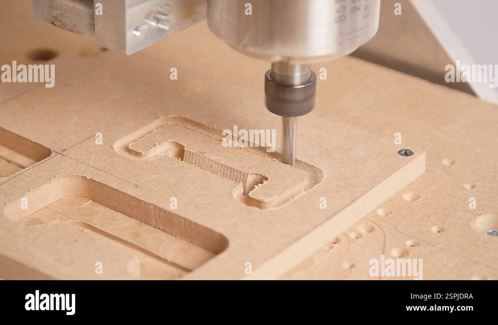 Milling machine handles wood Stock Video Footage - Alamy