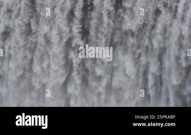 Immense waterfall captured in stunning detail. Tons of water ...