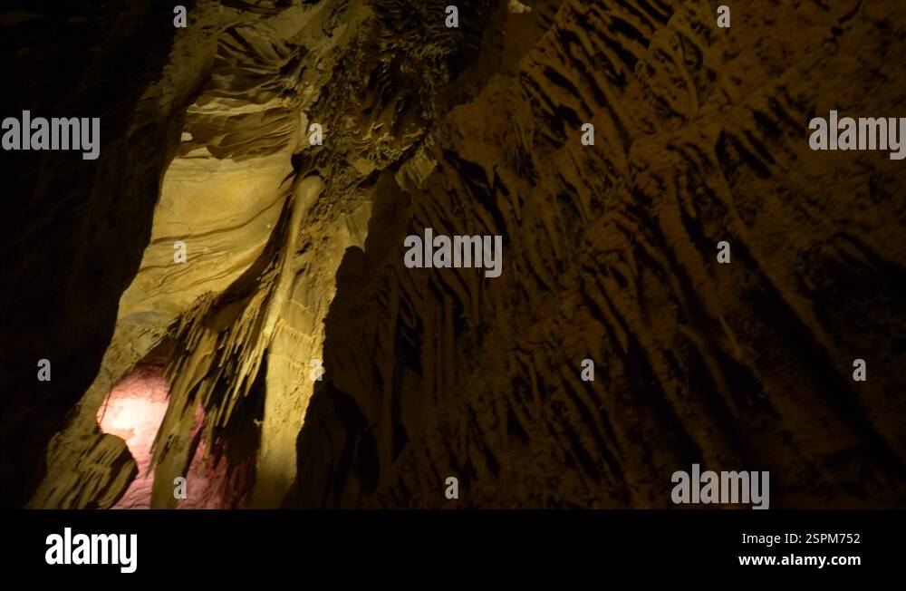 Stalactites and Stalagmites in Lehman Caves at Great Basin National ...
