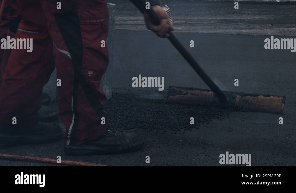 Laying Tar With a Blowtorch Stock Video Footage - Alamy