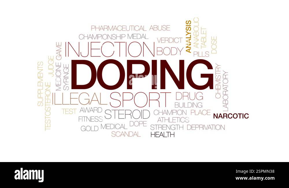 Doping animated word cloud, text design animation. Kinetic typography ...