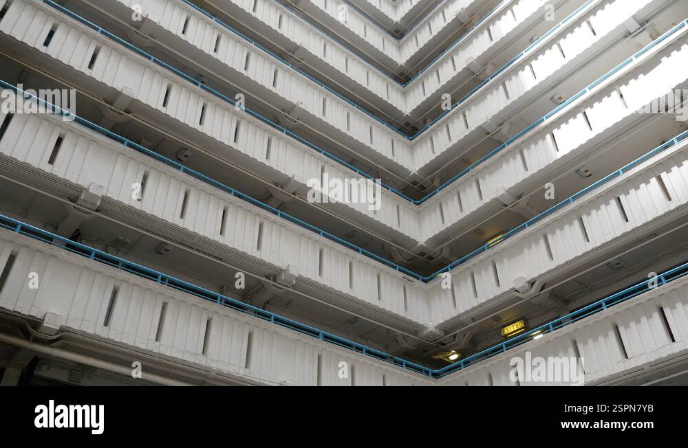 Ping Shek Estate is the square buildings in Hong Kong Stock Video ...