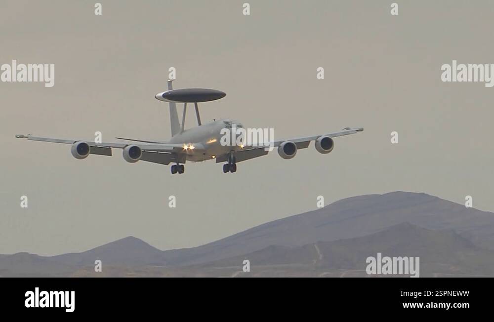 F22 Raptor fifth generation fighter jet landing on Air Force Base ...