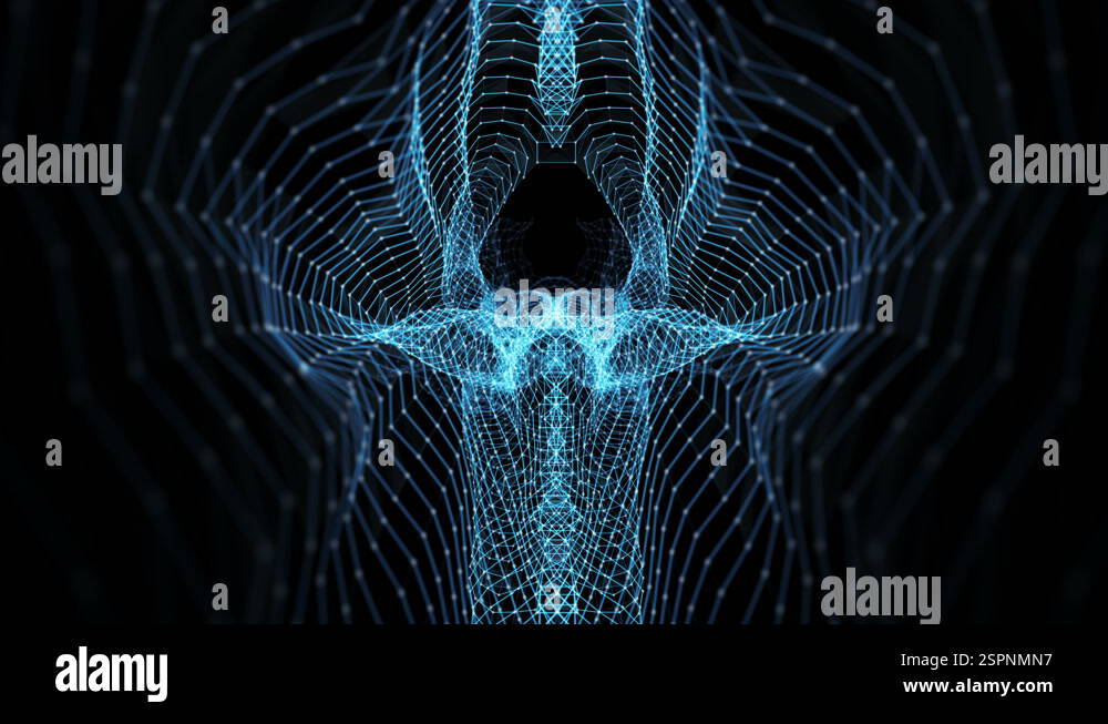 VJ Loop - Digital Plexus Data Networks Abstract Motion Background Stock Video Footage - Alamy