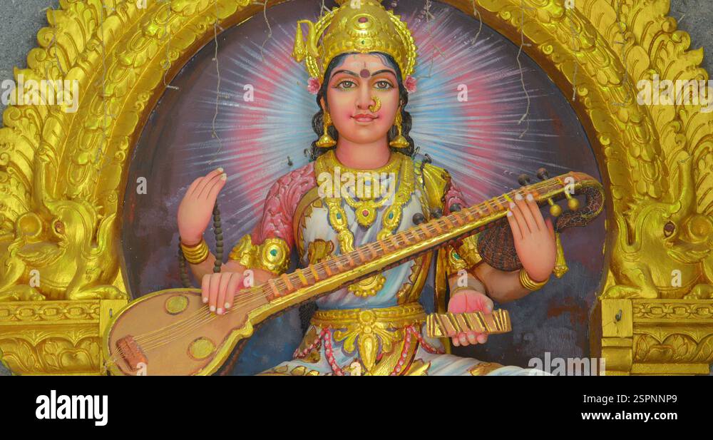 Hindu goddess of learning Stock Videos & Footage - HD and 4K Video ...