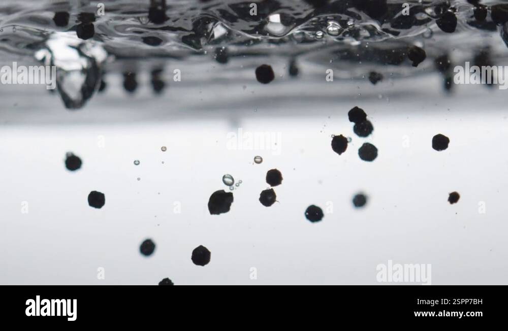 Throw minced into the water. Stuffing. Groats. Corn. Nuts. Food Stock ...