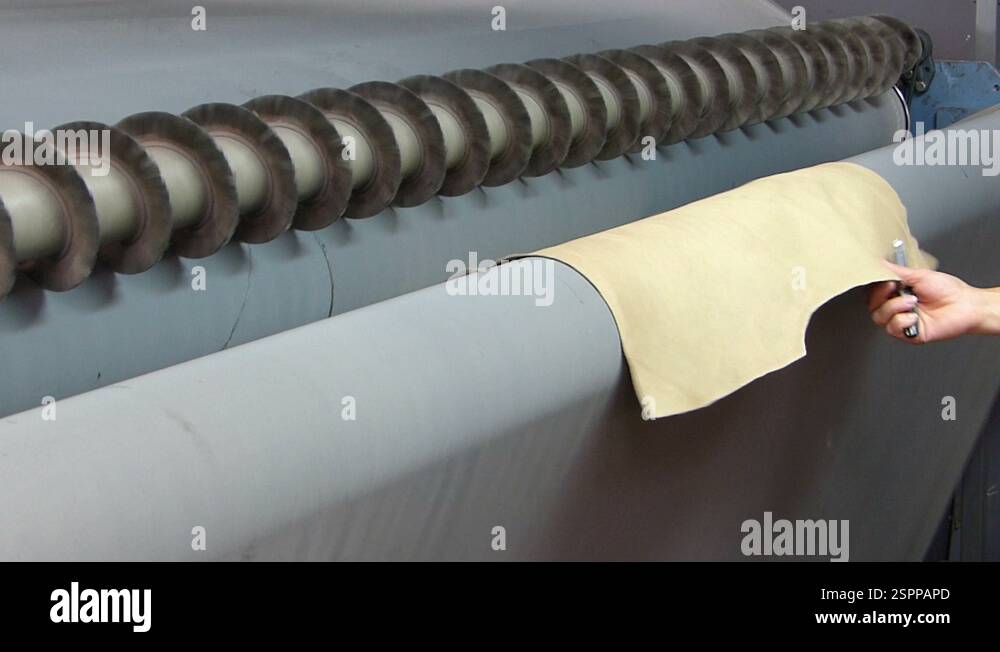 Leather tanning plant Stock Video Footage - Alamy