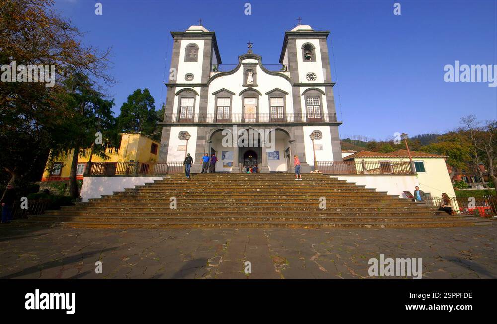 OUR LADY OF THE MOUNTAIN MONTE FUNCHAL MADEIRA Stock Video Footage - Alamy