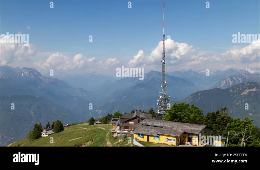 Cimetta mountain in Switzerland Stock Video Footage - Alamy