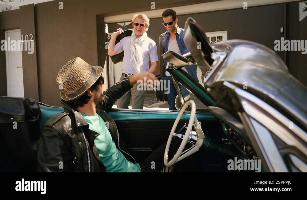 Men packing luggage to car Stock Video Footage - Alamy