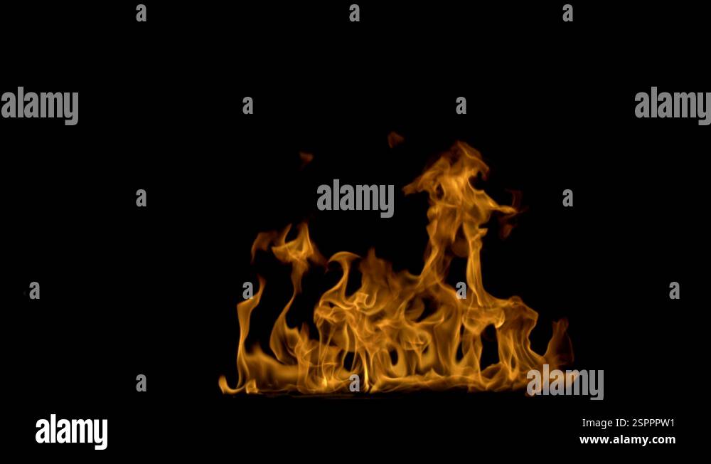 Real-life fire practical compositing elements Stock Video Footage - Alamy