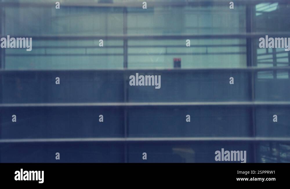 Moving elevator in modern office building Stock Video Footage - Alamy