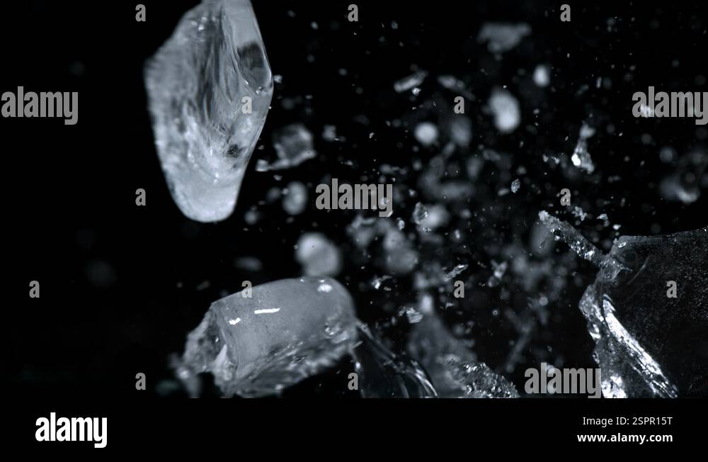 Realistic Shattering Glass Practical Compositing Elements Stock Video ...