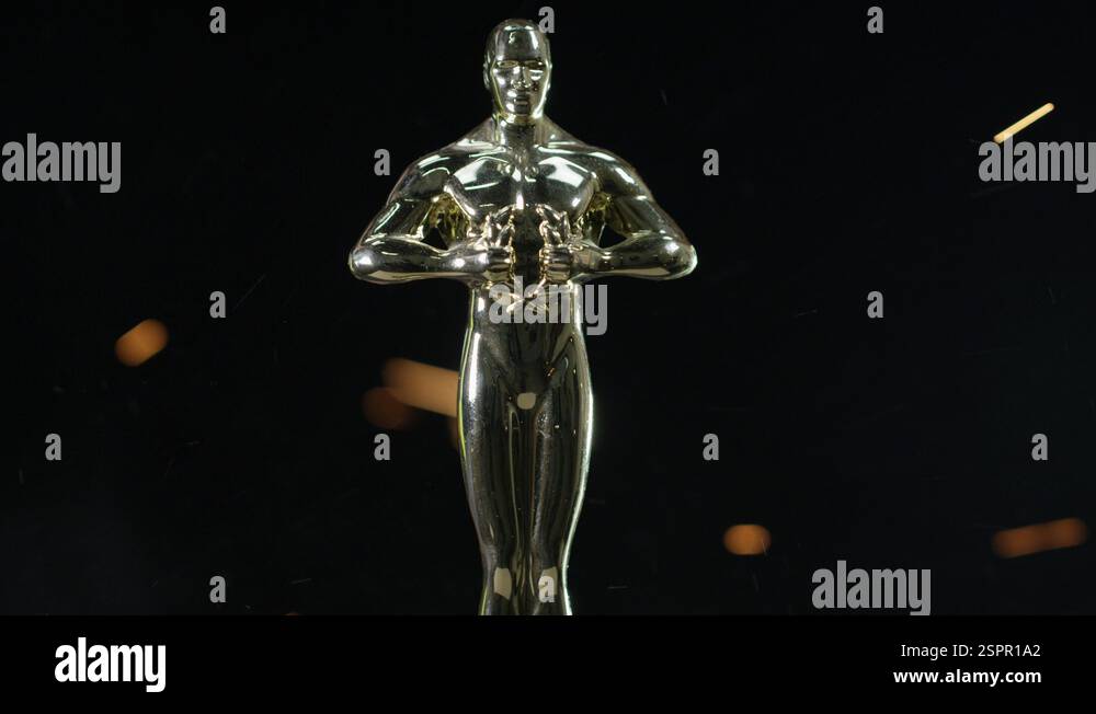 Dynamic Awards Ceremony Background with sparks and statuette Stock ...
