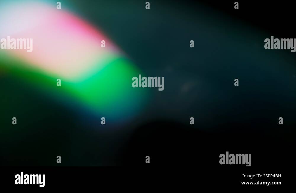 Organic Anamorphic Prism Light Leaks Compositing Elements Stock Video ...