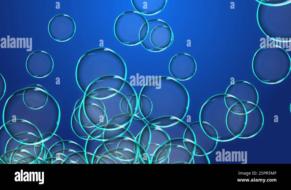 4k Abstract 3d bubbles blisters ball sphere particle design bead art ...