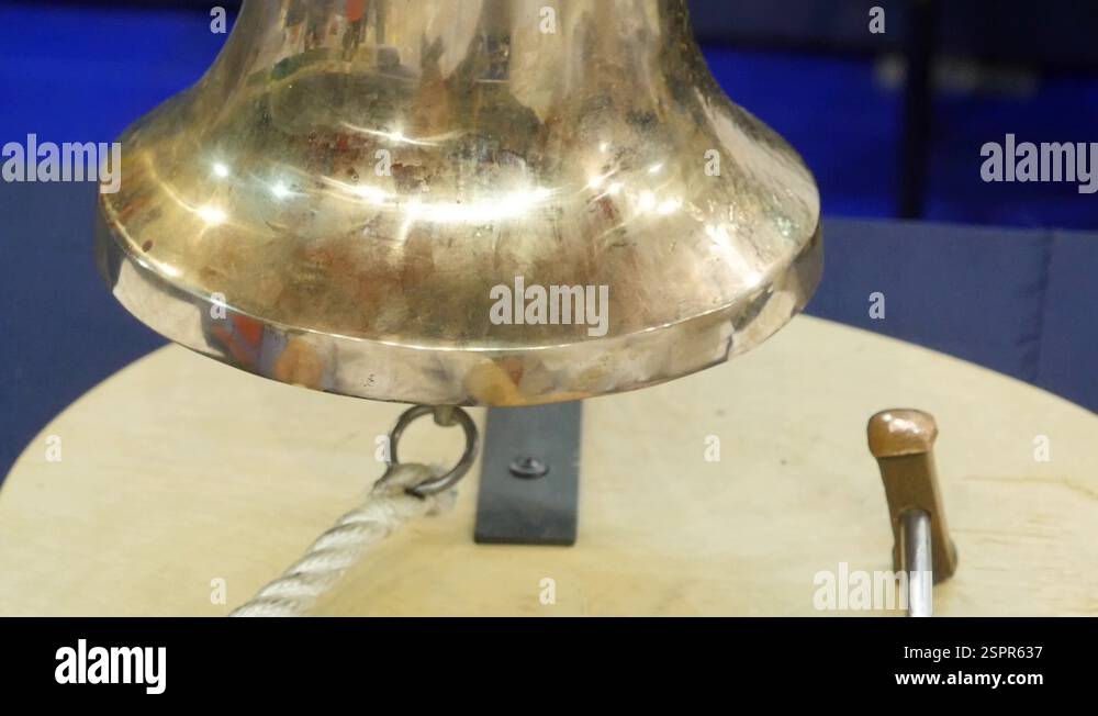 Boxing equipment. An announcer rings the bell during the annual Boxing ...